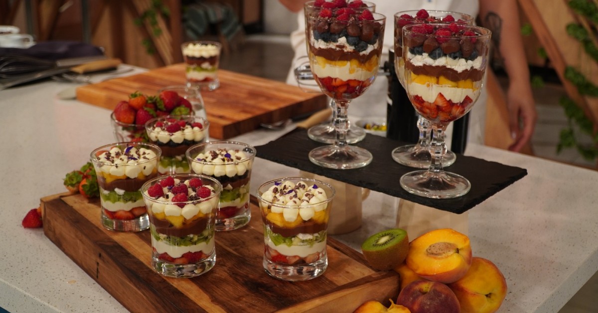 Algo diferente: postre en copa navideña | Canal 9